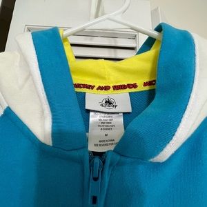 Disney | Tops | Disneyland Zip Up Hoodie Mickey And Friends Multiple ...